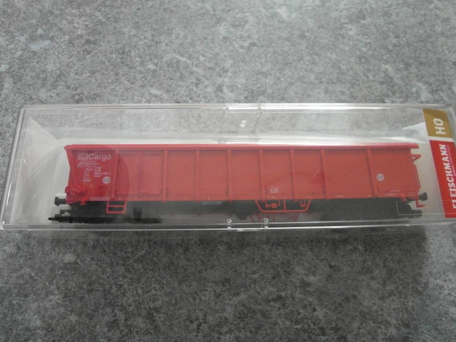 FLEISCHMANN 5280 02 K H0 Rolldachwagen Güterwagen Bauart Tamns 893 der DBAG NEU! EUR 29,90 ...