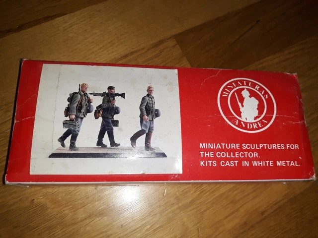 MINIATURES ANDREA METAL Box 3 German Soldiers £30.68 - PicClick UK