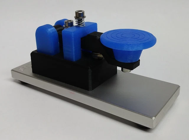 CW MORSE CODE Keys Micro Morse Code Key with 1/4" Anodized Aluminum ...