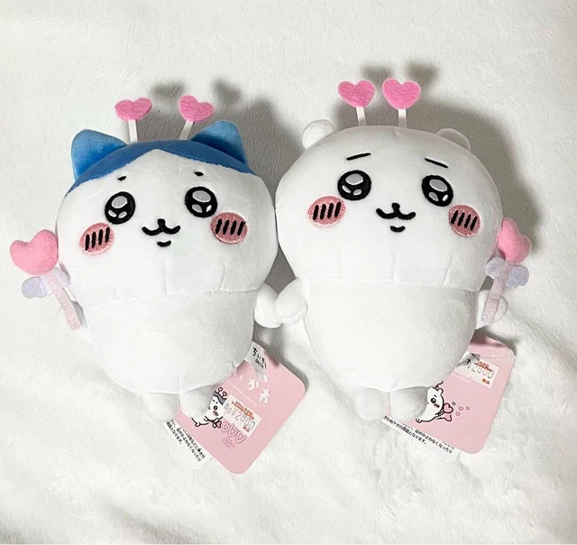 CHIIKAWA HACHIWARE POTETAMA Heart Peluche Doll Set di 2 limitato NUOVO ...