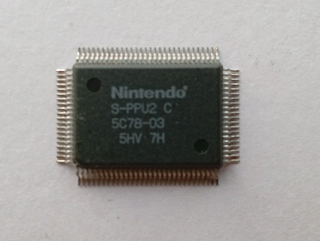 SUPER NINTENDO SNES/SFC PPU2 Chip. Genuine Original. PAL or NTSC. £17. ...