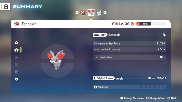 POKÉMON LEGENDS ZA Shiny 6IV Fennekin timid $2.00 - PicClick CA