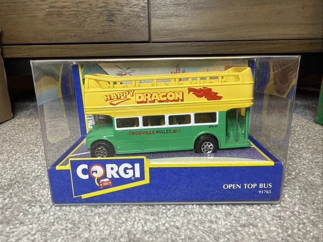 CORGI CLASSICS DIECAST Aec Open Top Bus Happy Dragon Crosville Wales ...
