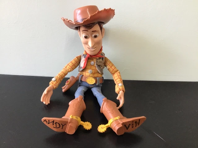 DISNEY PIXAR TOY Story Talking Pullstring Cowboy Woody With Hat £14.00 ...