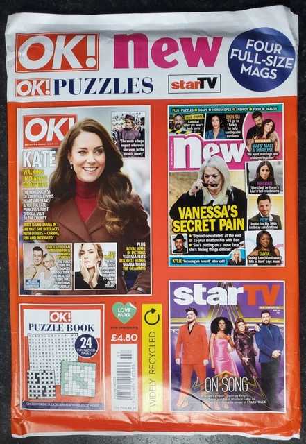 OK & NEW Magazine Kylie Minogue Strictly Nadiya Kai Kate Winslet 20Th Feb 2023 £7.50 - PicClick UK