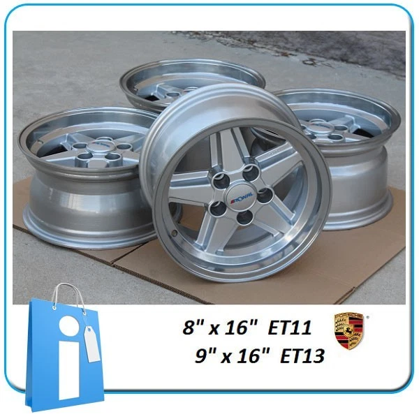 RONAL PENTA PORSCHE Felgen 8 x 16 ET11 + 9 x 16 ET13 911 930 964 944 ...