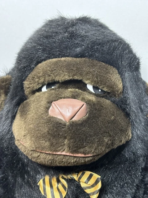 VINTAGE SIDE EYE Gorilla Plush Wearing Bow Tie Soft Toy £31.89 ...