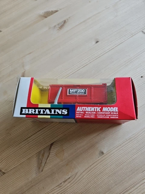 BRITAIN'S FARM MF 200 Tipping Trailer MIB £29.84 - PicClick UK