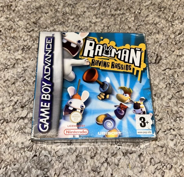 NINTENDO GAME BOY ADVANCE Rayman Raving Rabbids GAME CIB Boxed With ...