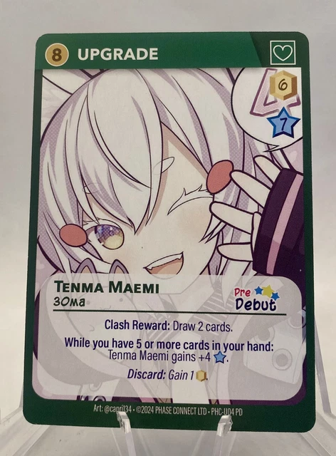TENMA MAEMI OSHI Push tcg Anime Expo 2024 promo x1 vtuber $5.00 - PicClick