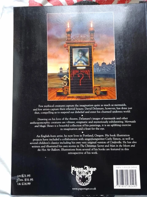 MERMAIDS AND MAGIC Shows: The Paintings of David Delamare 1994 Paper ...