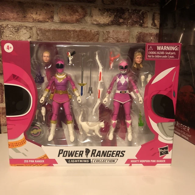 POWER RANGERS LIGHTNING Collection Pink Ranger 2 Pack Zeo & Mighty ...