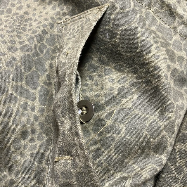 VINTAGE POLISH ARMY Jacket Puma Camouflage Size XL Green Military Field ...
