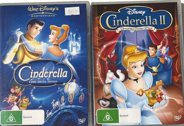 DISNEY CINDERELLA SPECIAL Edition (DVD, 1950) + Cinderella II Dreams ...