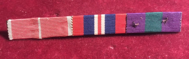 WW2 BRITISH MEDAL ribbons MBE military, War & GSM MiD (18) army EUR 6 ...