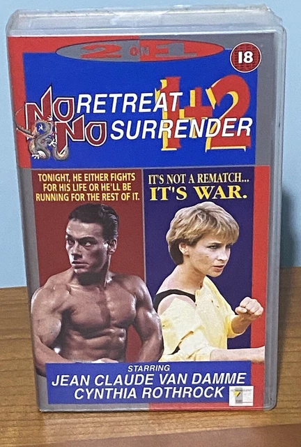 NO RETREAT NO SURRENDER 1 & 2 Films VHS - KURT MCKINNEY Rare ...