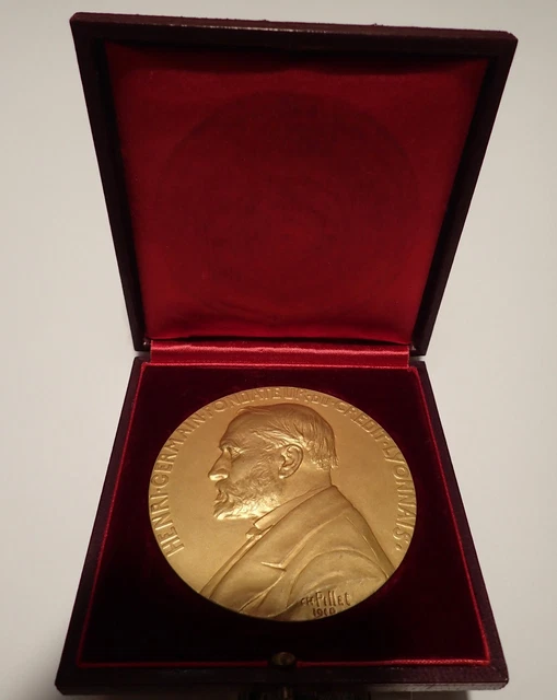 ANCIENNE MEDAILLE EN Bronze 1972 Henri Germain Credit Lyonnais Ch ...