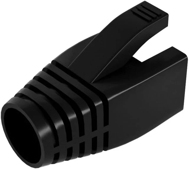 50 PCS CAT6 Cat6A Cat7 Strain Relief Boot, RJ45 Plug Connector Cover ...