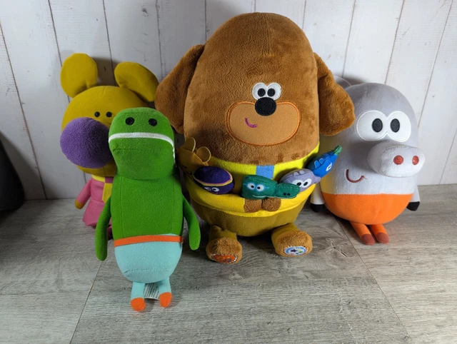 HEY DUGGEE BUNDLE X4 Plush Soft Toy Bundle, Talking Teddies, CBeebies £ ...