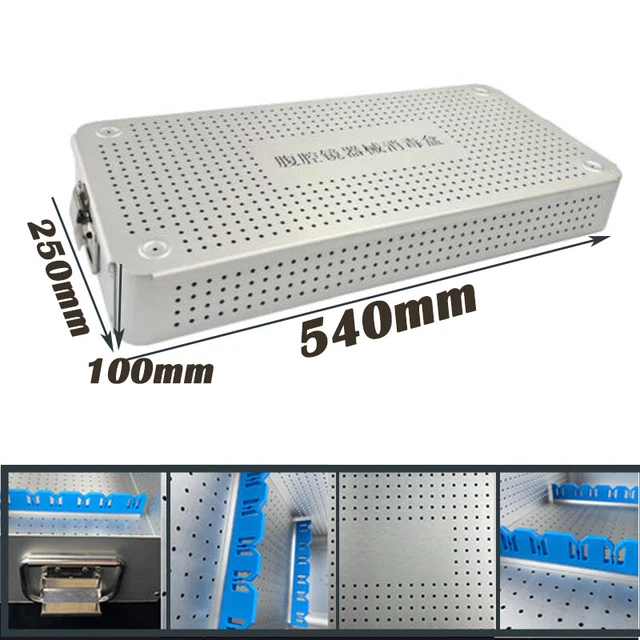 LAPAROSCOPIC INSTRUMENTS STERILIZATION Tray 540*250*100mm Storage ...