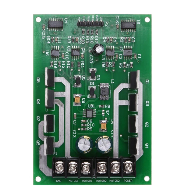 DUAL MOTOR-TREIBER-MODUL BOARD H-Bridge DC MOSFET IRF3205 3-36V 10A ...