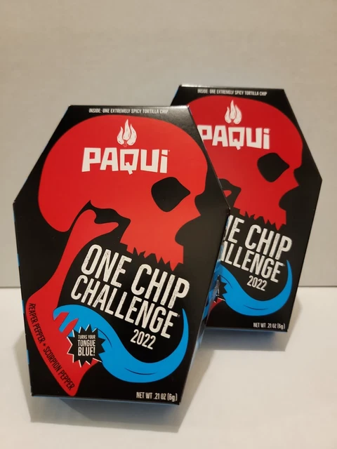PAQUI ONE CHIP Challenge NEUF 2022 Carolina Reaper Scorpion Pepper lot ...