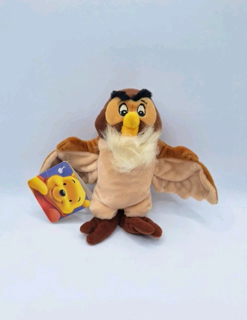 OWL HIBOU PLUSH WINNIE THE POOH Soft Toy DISNEY VIVID IMAGINATION With ...