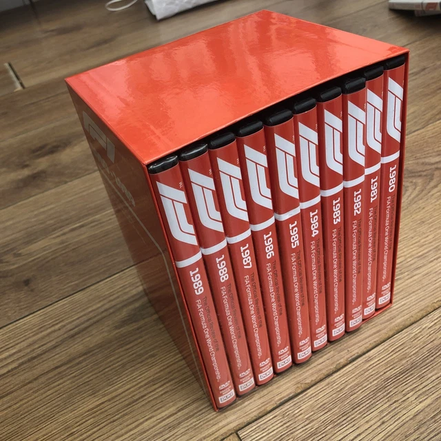 FORMULA 1 1980 - 89 World Championships DVD Box Set F 1 £90.00 ...
