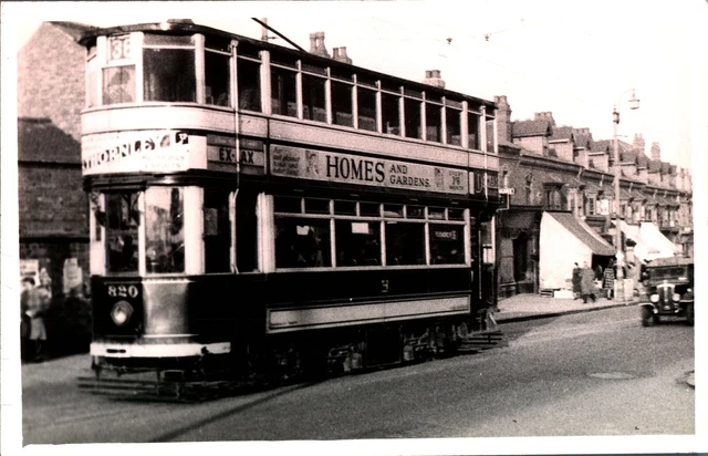 ORIGINAL REAL PHOTOGRAPH Tram Birmingham 820 tramcar circa 1940 £5.67 ...