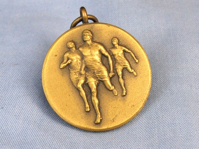 ART DECO PRINCE Of Wales Regiment Military Running Mens Race Medal ...