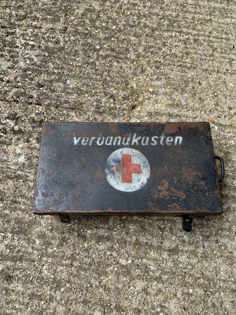 WW2 GERMAN ARMY Sanitar Verbandkasten Wehrmacht First Aid Box Vehicle ...