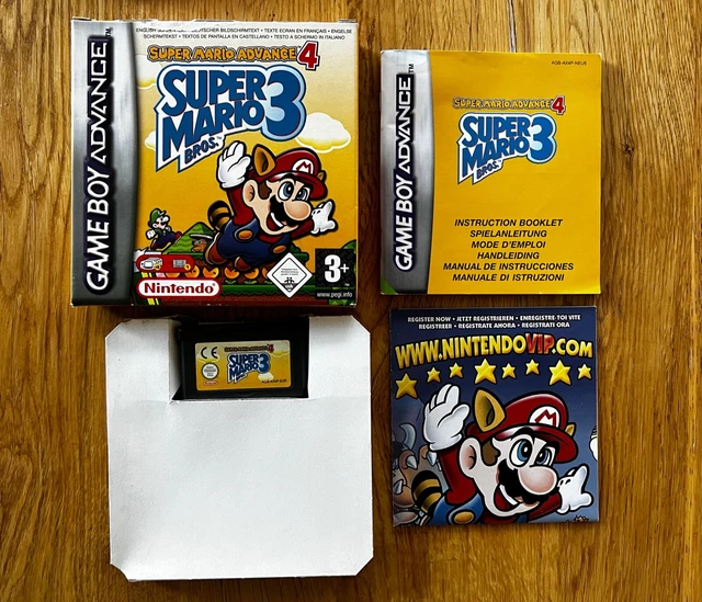 SUPER MARIO BROS. 3 Super Mario Advance 4 - Nintendo Gameboy Advance ...