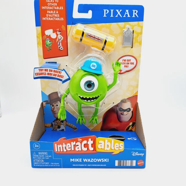 DISNEY PIXAR INTERACTABLES Mike Wazowski Mattel figure talking 2020 ...
