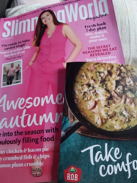 SLIMMING WORLD RECIPES Cooking Magazine October 2025 W Free Take Comfort Booklet £5.59 - PicClick UK