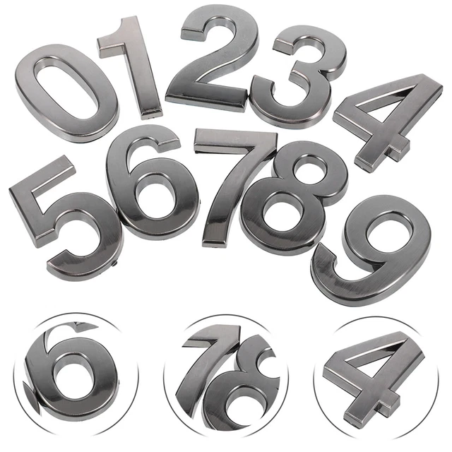 10 PCS ROOM Gate Number Line House Numbers for outside Modern Office £8 ...