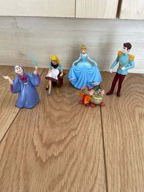DISNEY BULLYLAND FIGURES Princess Cinderella Prince Charming Fairy ...