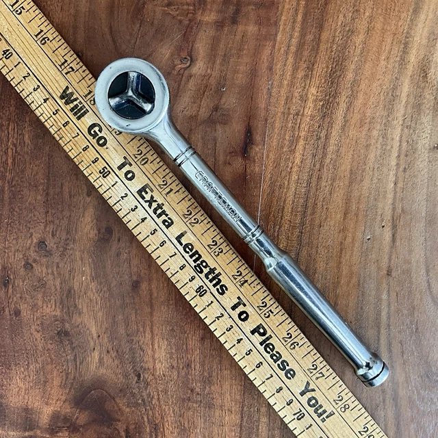 VINTAGE CRAFTSMAN 943797-1/2& Drive 10" Ratchet w/Thumb Wheel $41.85 ...