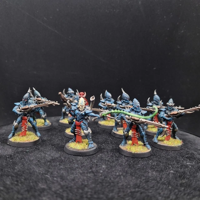 PRO PAINTED WARHAMMER 40k Drukhari Kabalite warriors ×10 P2 painted by ...