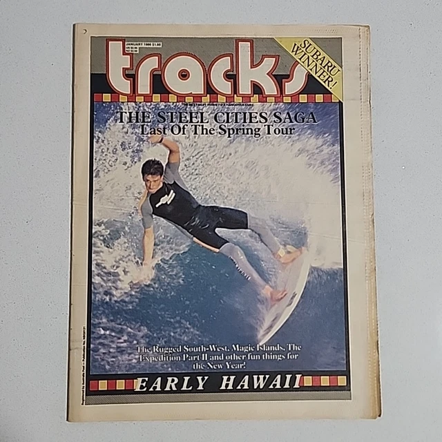 TRACKS - VINTAGE Australian Surfing Newspaper Magazine January 1986 $39 ...