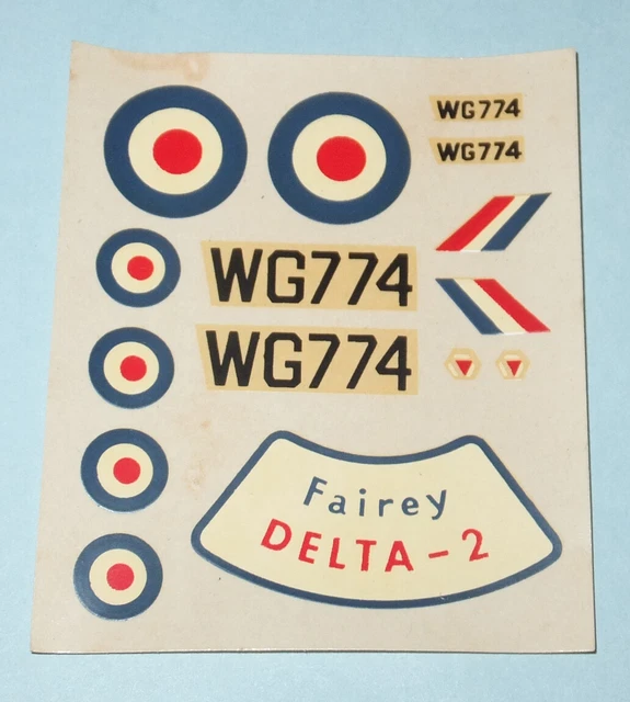 1/72 FROG FAIREY Delta 2 (FD2) Model Kit $120.00 - PicClick CA