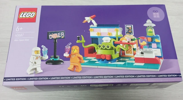 LEGO 40687 ALIEN Space Diner Limited Edition Set Brand New 100% LEGO in ...