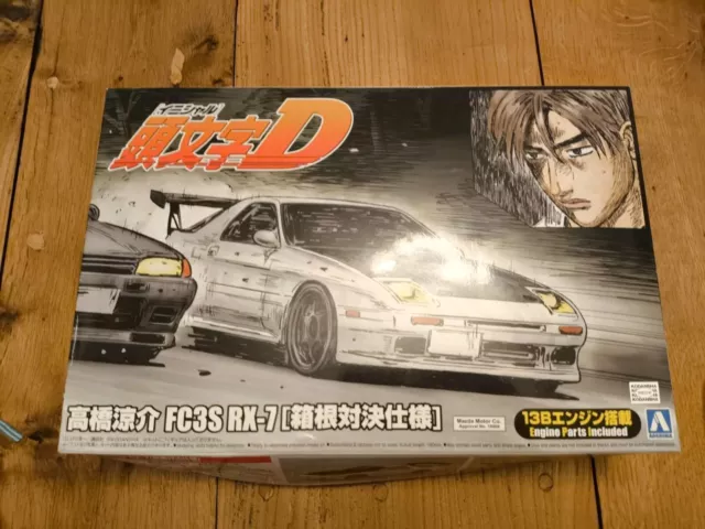 AOSHIMA 1/24 - Mazda RX-7 FC3S Initial D Takahashi Build Yourself Model Car Kit £25.00 - PicClick UK