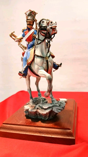 POSTE MILITAIRE RAY LAMB 90mm MFTL1 MOUNTED TRUMPETER IMPERIAL GUARD ...