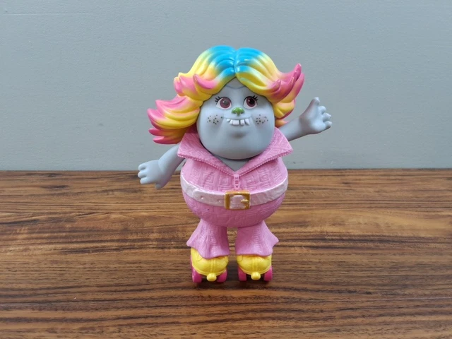 DREAMWORKS TROLLS 6& Bridget Lady Glitter Sparkles Figure Toy Roller ...