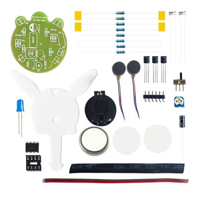 EASY BUILD PHOTOSENSITIVE Firefly Mobile Robot Kit DIY Electronic ...