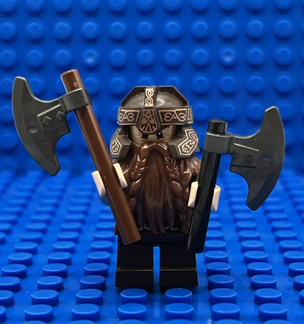 LEGO GIMLI MINIFIGURE The Lord Of The Rings lor013 Set 79008 9474 79006 ...