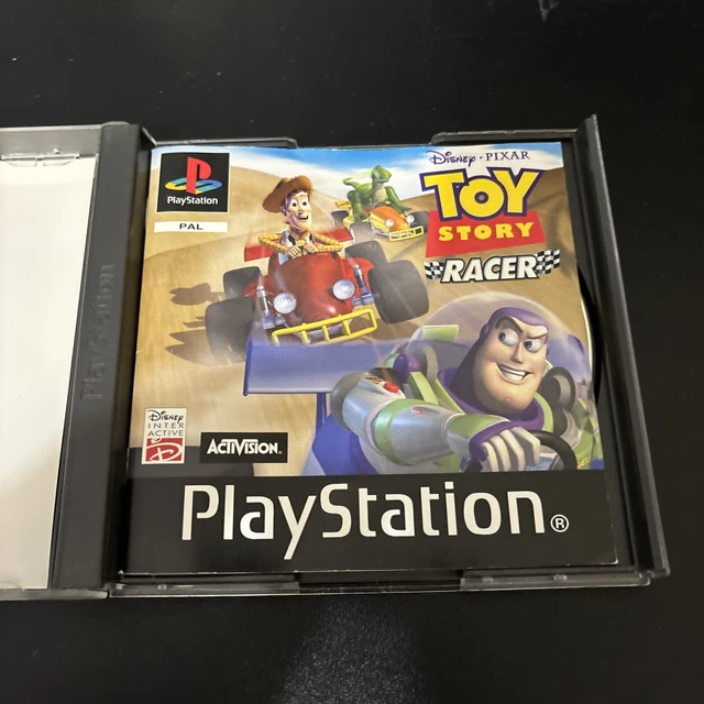 DISNEY PIXAR TOY Story Racer PS1 Rare (COMPLETE) Black Label Sony ...