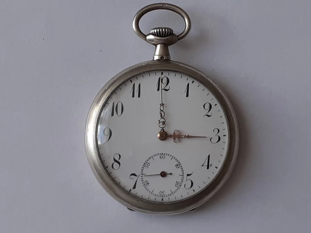 MONTRE GOUSSET MÉCANIQUE ancienne en argent fonctionne . EUR 30,50 - PicClick FR