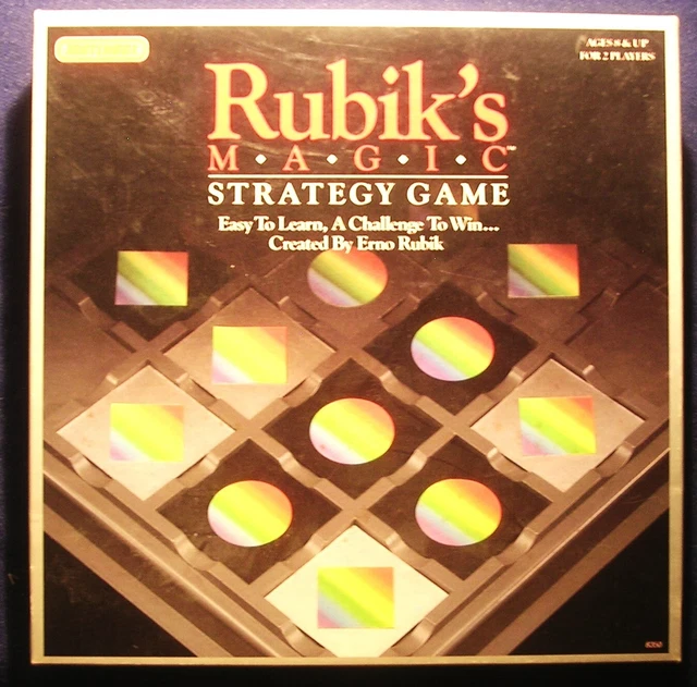 RUBIK'S MAGIC STRATEGY Game, 1987 Matchbox Toys. #8350,, Créé par Erno ...