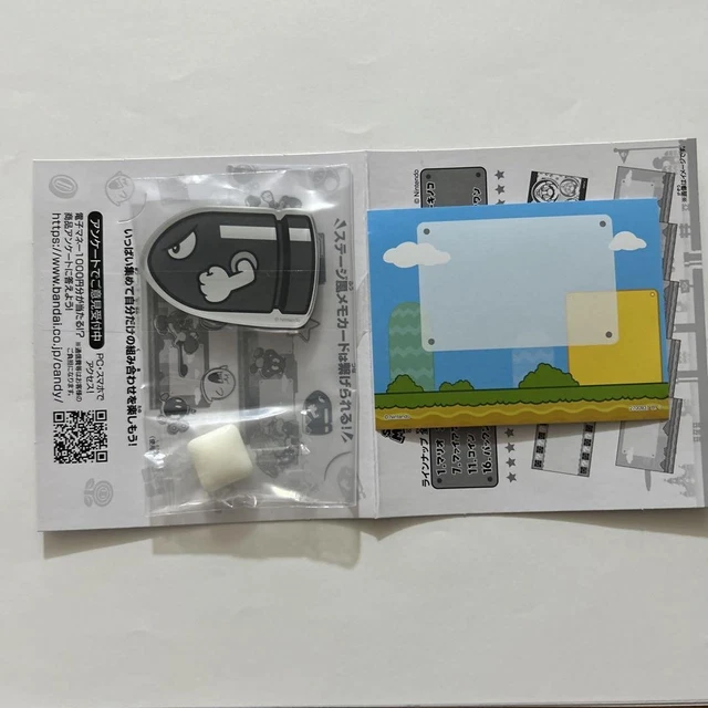 SUPER MARIO BULLET Bill Character Magnets with Memo Card £37.09 ...